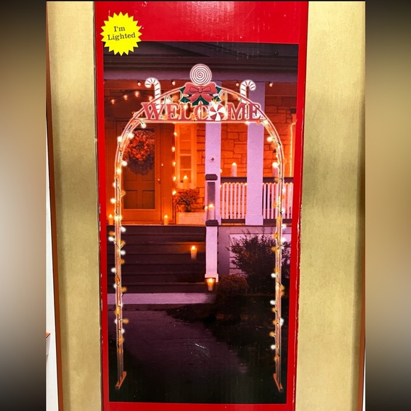 Holiday | Vintage Welcome Christmas Lighted Arch | Poshmark